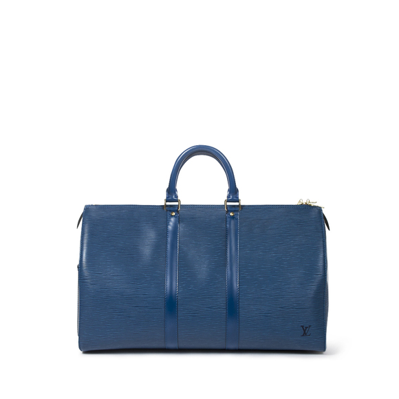 Louis Vuitton | Bags | Louis Vuitton Keepall 45 In Blue Epi | Poshmark